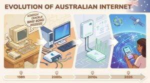 History of the Internet in Australia (2026) | Timeline 1989 to Now